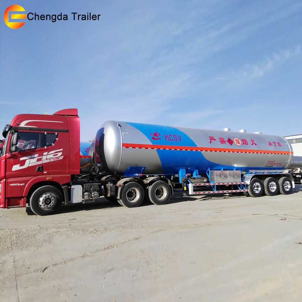 เทรลเลอร์กึ่งรถเทรลเลอร์ Lpg/lng Cryogenic คุณภาพสูง เทรลเลอร์กึ่งรถเทรลเลอร์ Lpg/lng Cryogenic ...