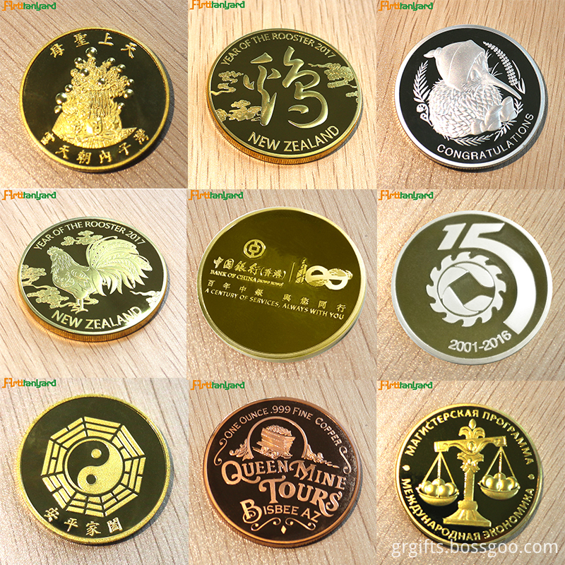Custom Gold Proof Coin With 2d Design, High Quality Custom Gold Proof ...