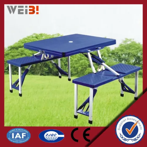 Wrought Iron Picnic Height Adjustable Folding Tables, High Quality ...