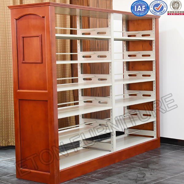 Doube Column Support Library School Bookcase Book Shelving, High ... Doube Column Support Library School Bookcase Book Shelving, High ...