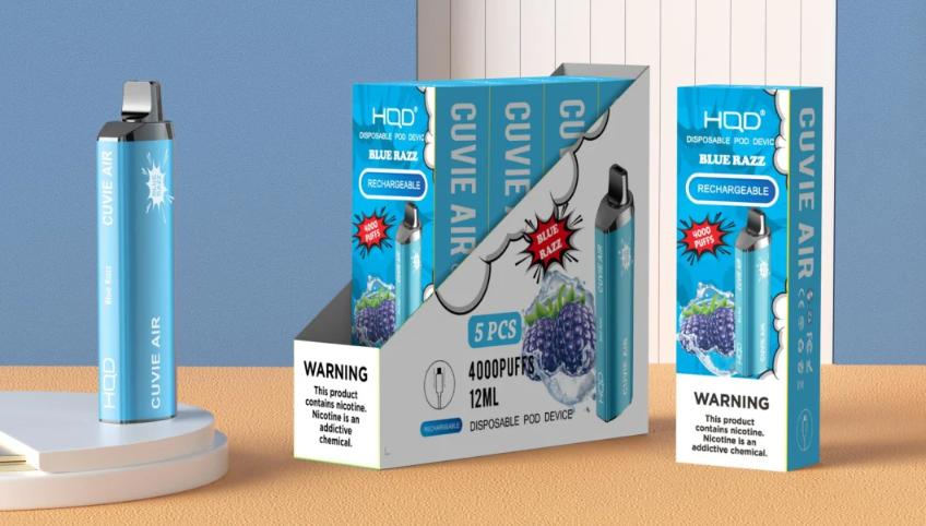 Rechargeable Vape Hqd Cuvie Air 4000 พัฟ คุณภาพสูง Rechargeable Vape ...