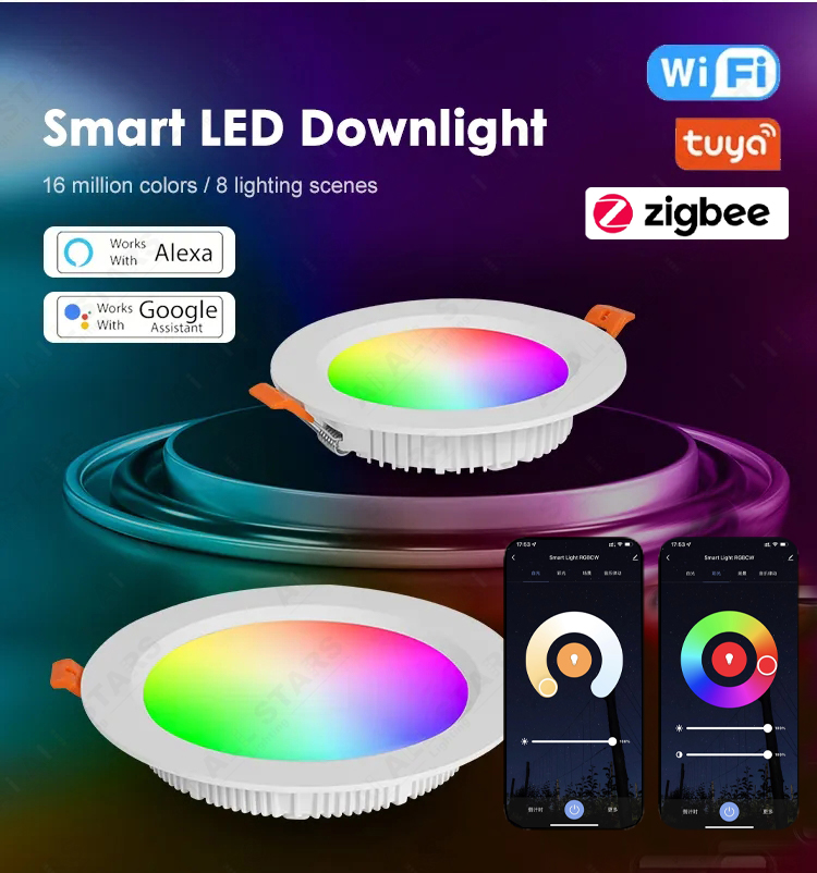 Bt Mesh Cct Led Downlight With Tuya Bluetooth Dimmable, High Quality Bt ...