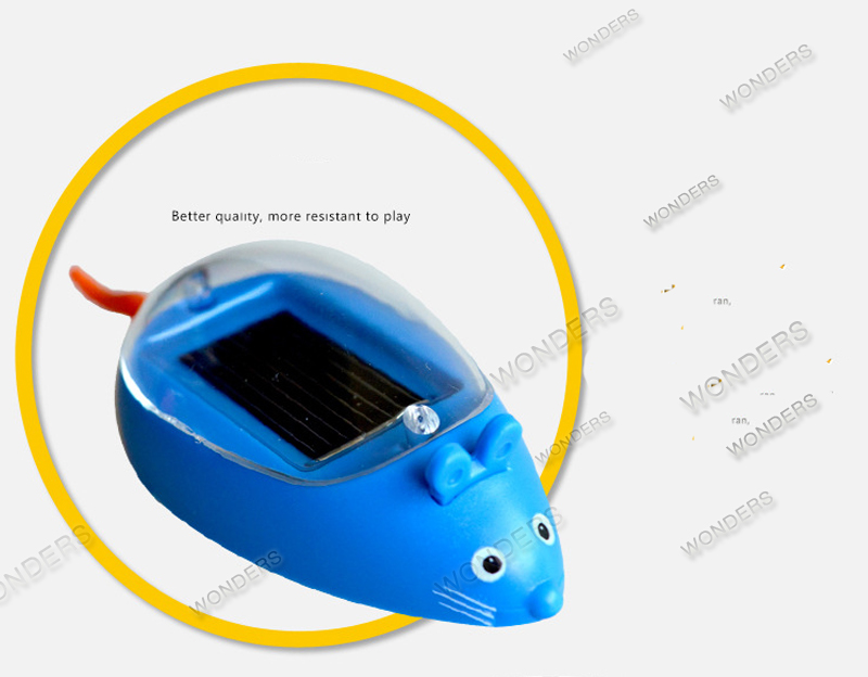 Kids Solar Toys Power Energy Solar Mini Mouse Black Children Teaching ...