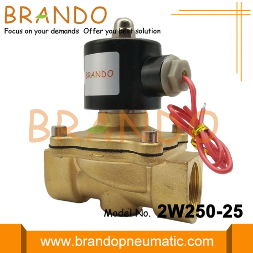 DN25 Driect Drive Solenoid Valve Brass Body 2W250-25 China ...