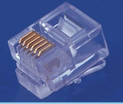 6p6c Flat Modular Connector, High Quality 6p6c Flat Modular Connector ...