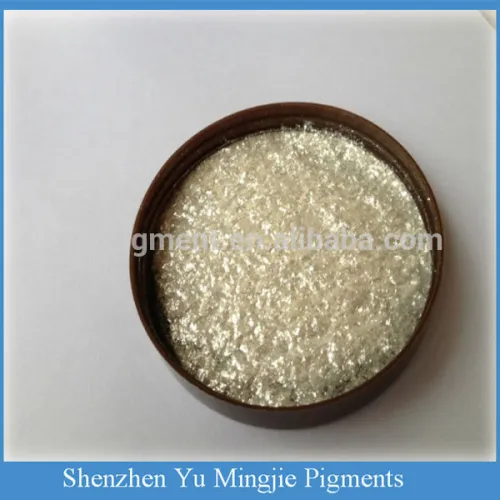 Shimmer White Pearl Pigment, High Flash Flake Shape Diamond White Pearl ...