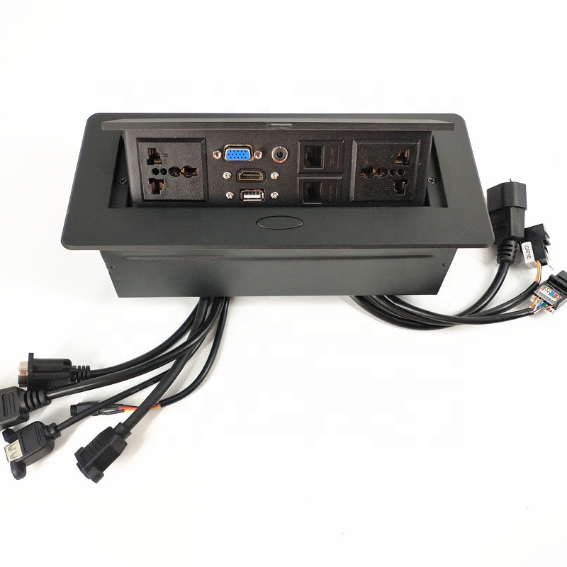 Universal Power Outlet Conference Table Pop Up Power Data Charging ...