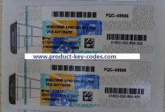 Win 8 Professional Coa Label Windows Product Key Sticker Wi, High ...