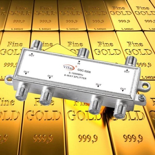 5-1000mhz 6 Way Catv Splitter, High Quality 5-1000mhz 6 Way Catv ...