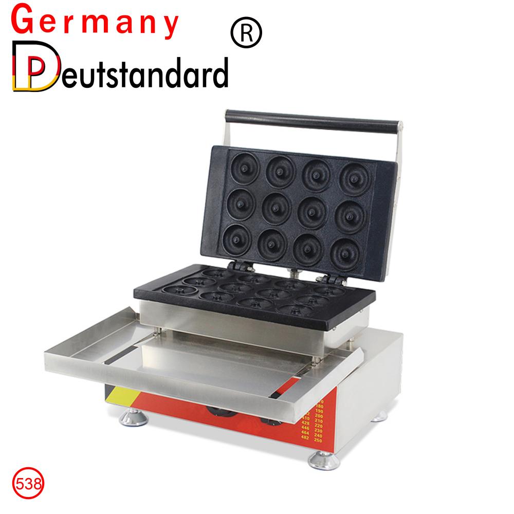 12pcs Mini Donut Waffle Machine คุณภาพสูง 12pcs Mini Donut Waffle ...