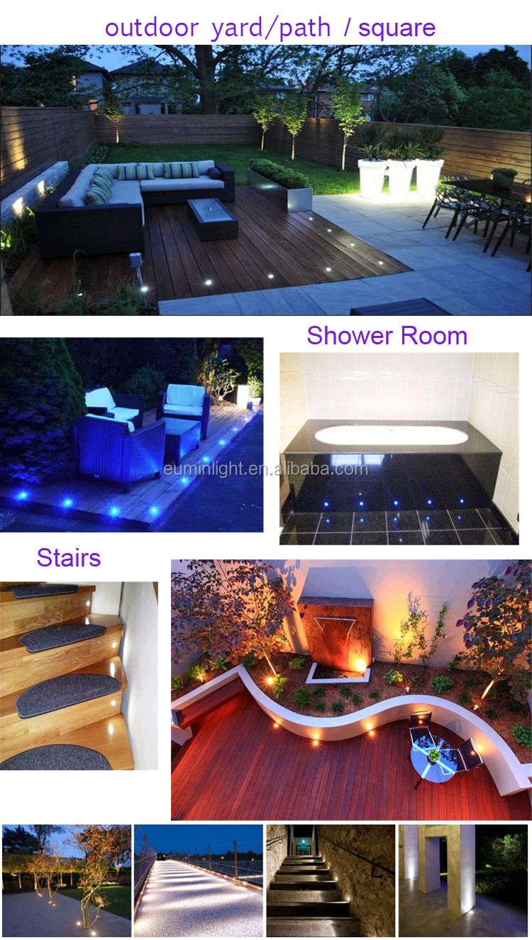 High Quality In-ground Recessed Led Lights: Warm White, Blue, Red For ...
