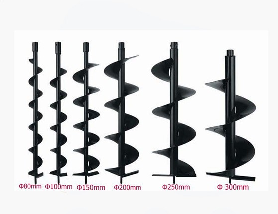 Spiral Garden Earth Digging Hole Drill Bit Set, High Quality Spiral ...