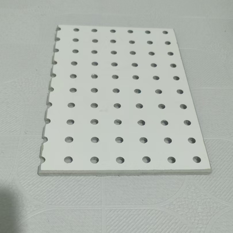 Perforated Latex Coated Calcium Silicate Acoustic Ceiling Panels, High ...
