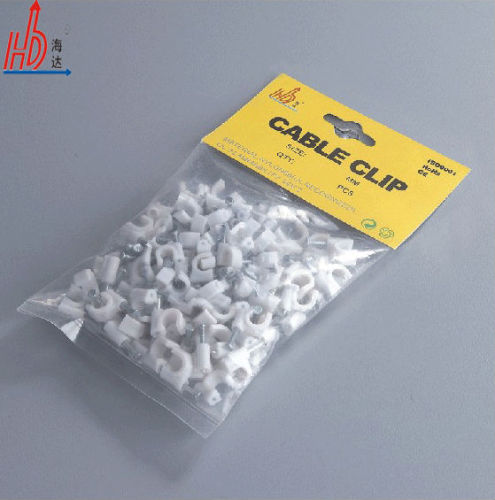 Plastic Circle Cable Clips,cable Clips Round,plastic Clips Clamp, High ...
