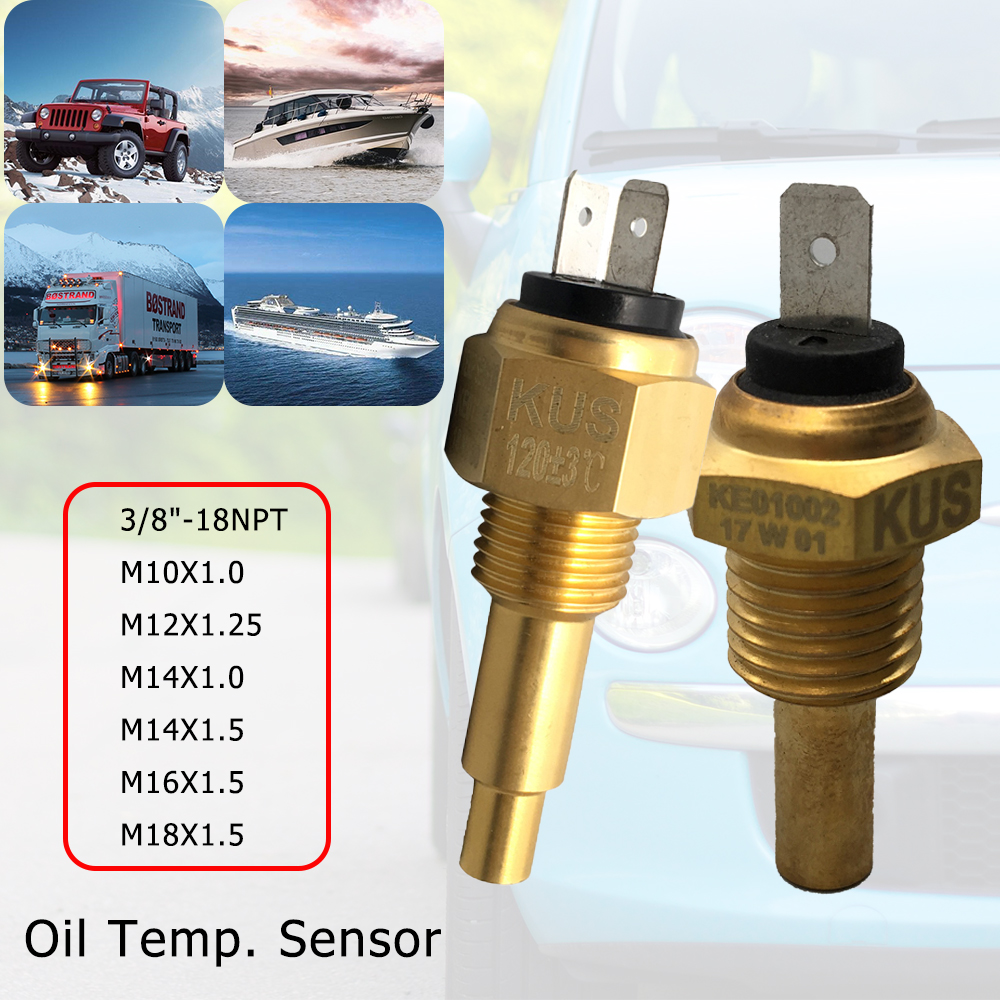 Kus Oil Temp Fuel Temperature Sensor For Oil Gauge Meter, High Quality ...