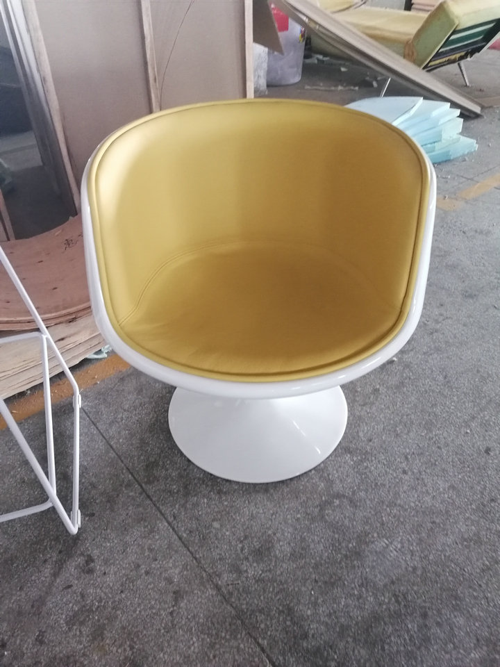 Modern Leather Fiberglass Coffee Mug Chair Chair, High Quality Modern ...
