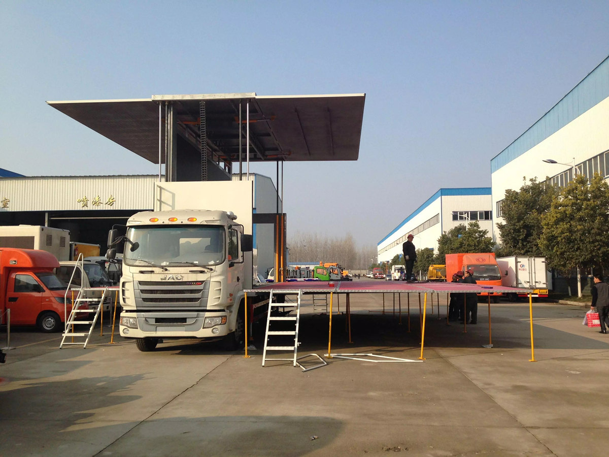 4*2 Jac 80 Square Meters Flow Stage Truck Trailer For Sale, High ...