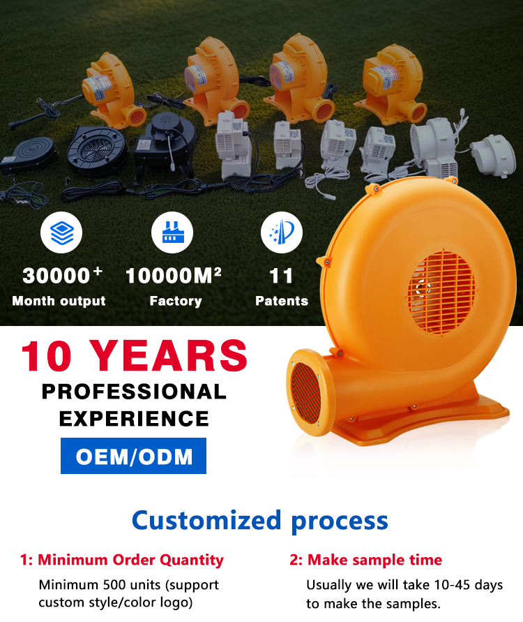 High Quality 450w Electric Bouncer Air Inflatable Centrifugal Fan ...