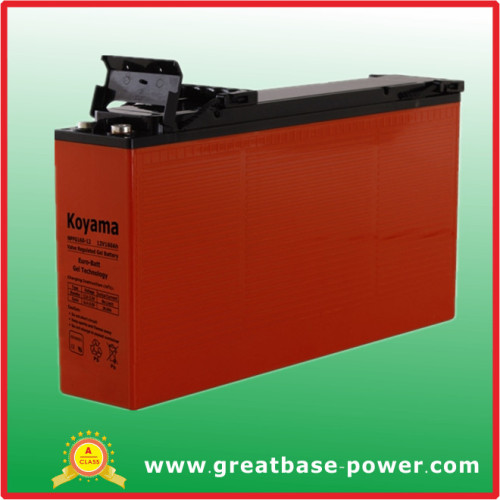 160ah 12v Front Terminal Access Gel Telecom Battery, High Quality 160ah 12v Front Terminal ...