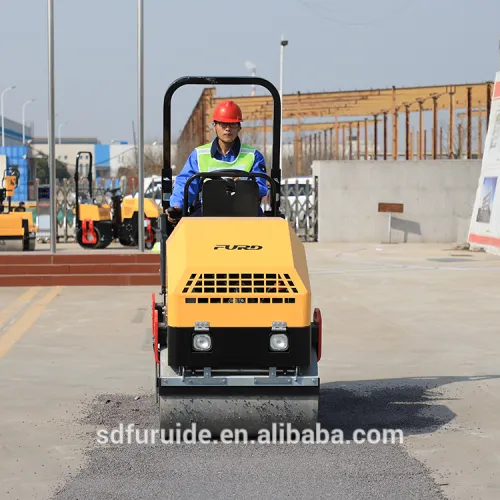 Hydraulic Tandem Drum Mini Road Compact Roller (fyl-900), High Quality ...