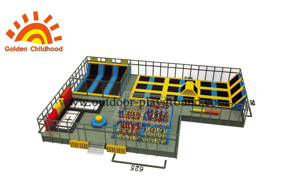 Trampoline Park Ninja Warrior Object For Children, High Quality ...