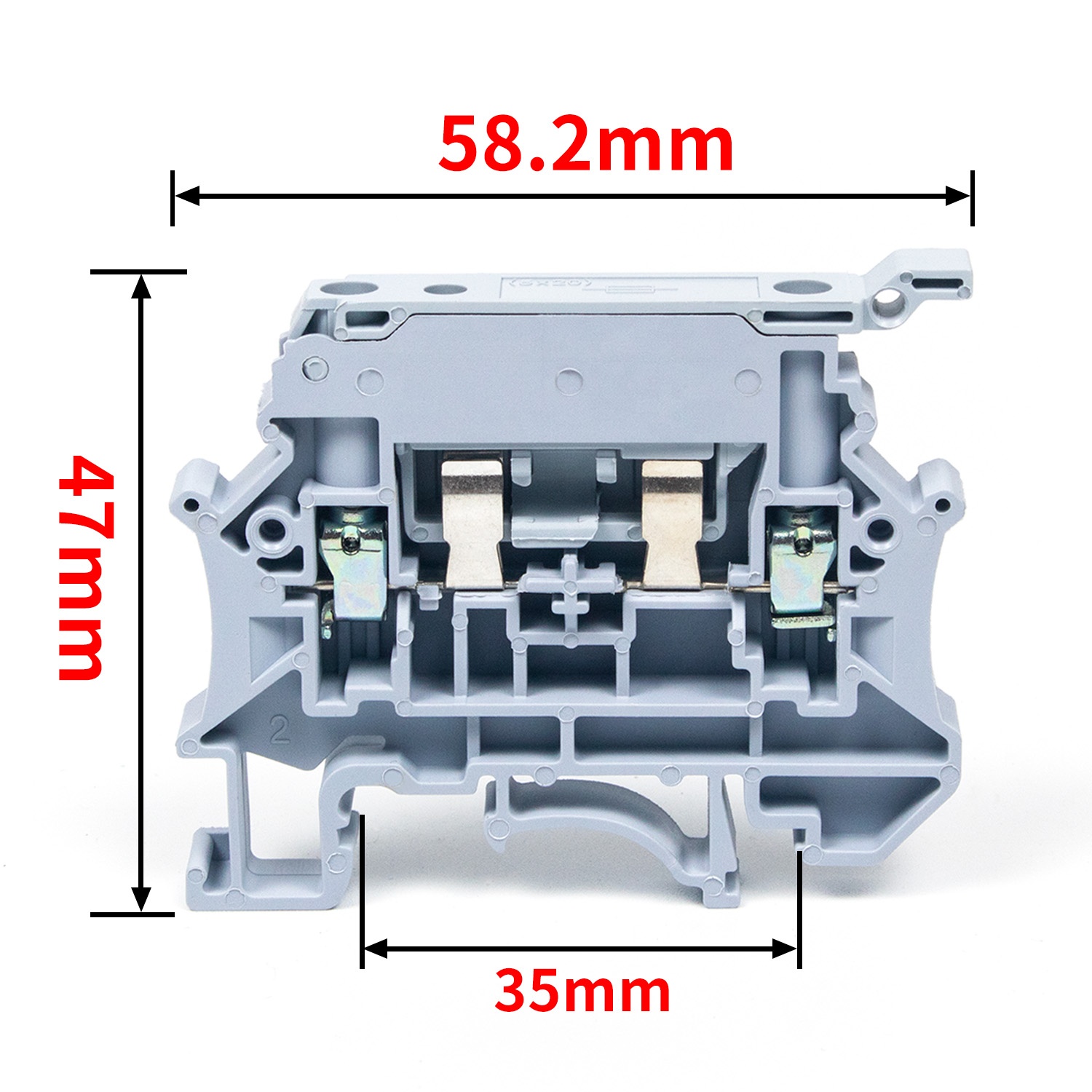 Din Rail Mounting Terminal Blocks: Disconnect And Fuse Screw ...