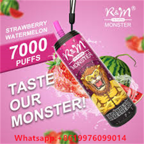 R&m Monster Puffs Disposable Vape Kit, High Quality R&m Monster Puffs ...