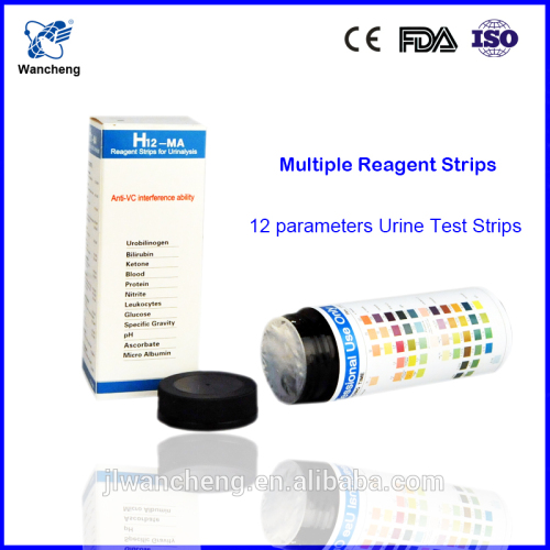 Urine Test Strip, 12 Parameters, Microalbumin, Urine Reagents Strip ...
