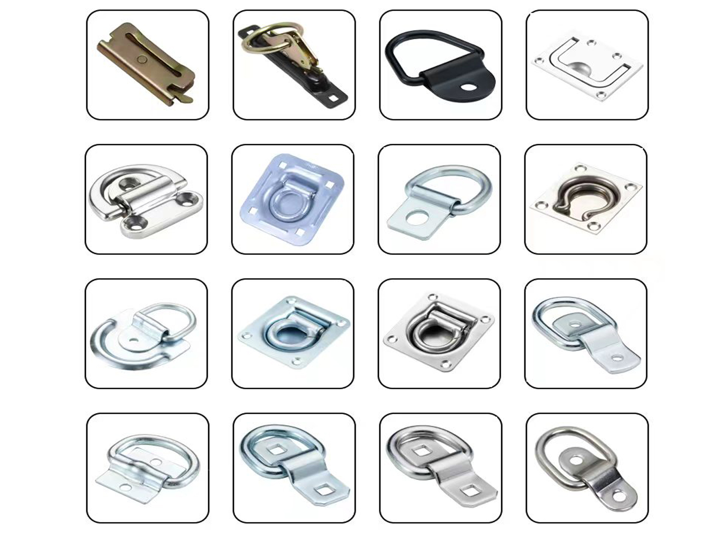 Truck Trailer Container Cargo Door Retainer With Catch Plate And Hook ...