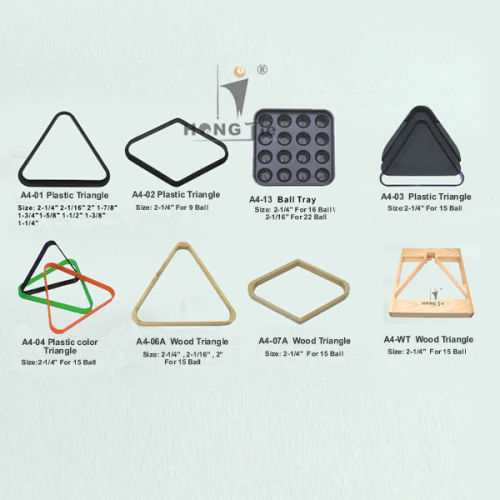 Billiard Wood Triangle Rack, Snooker Pool Billiard Accessories, High ...