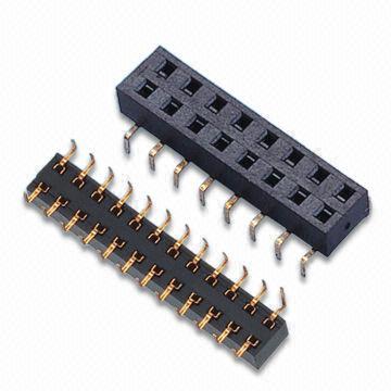 2.54mm Female Header With Dual Row And Bottom-entry Type, High Quality ...