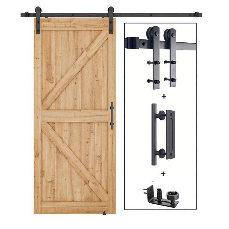 Sliding Barn Door Hardware For Double Door, High Quality Sliding Barn ...