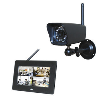 Digital Wireless Monitoring System 1 Cmos Weatherproof Camera, 7" Lcd ...