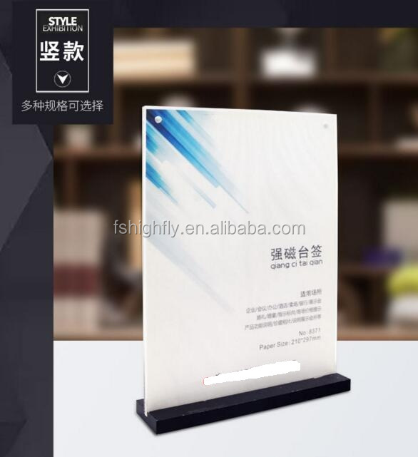 Magnetic A4 Perspex Sign Board, High Quality Magnetic A4 Perspex Sign ...