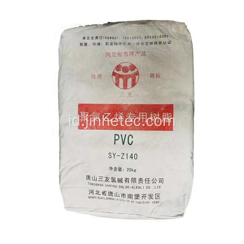 Cina Tangshan sanyou pvc resin pvc sy-z140 untuk wallpaper Produsen