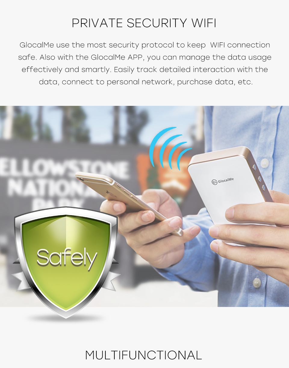 Glocalme 4g Lte Global Pocket Wifi Wireless Router With 1gb Data No Sim Card Free Roaming Mifi ...