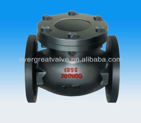 Class 125 Flanged Swing Check Valve, High Quality Class 125 Flanged ...
