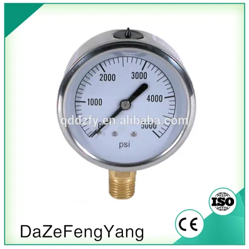 Glycerin Filled Anti-vibration Pressure Manometer, High Quality ...