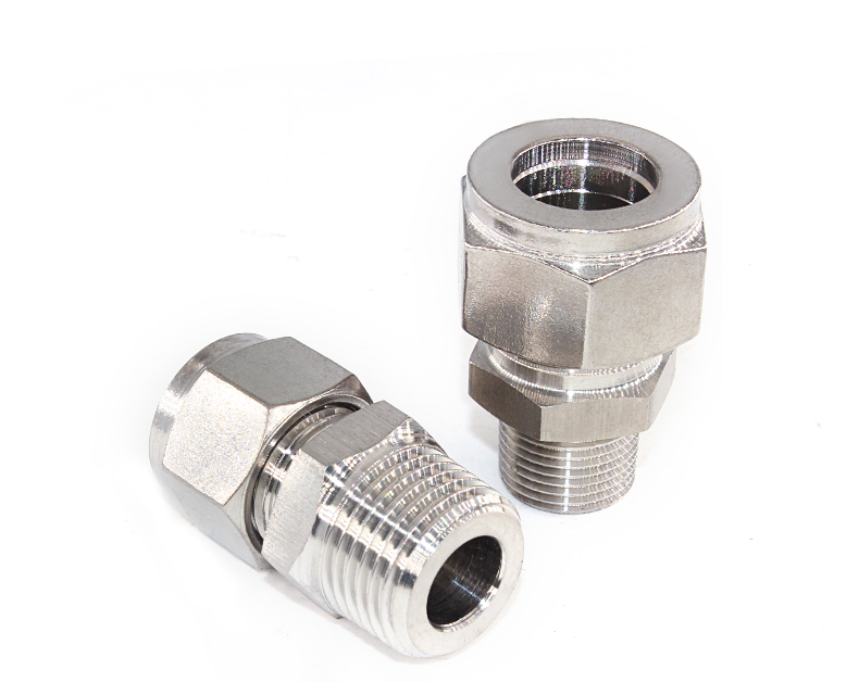 Pc Stainless Steel Ferrule Joint Threaded Joint With 304 Material And ...
