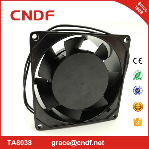 Cndf Industrial Exhaust Fan 80x80x38mm 110/120vac With Sleeve And 2 ...