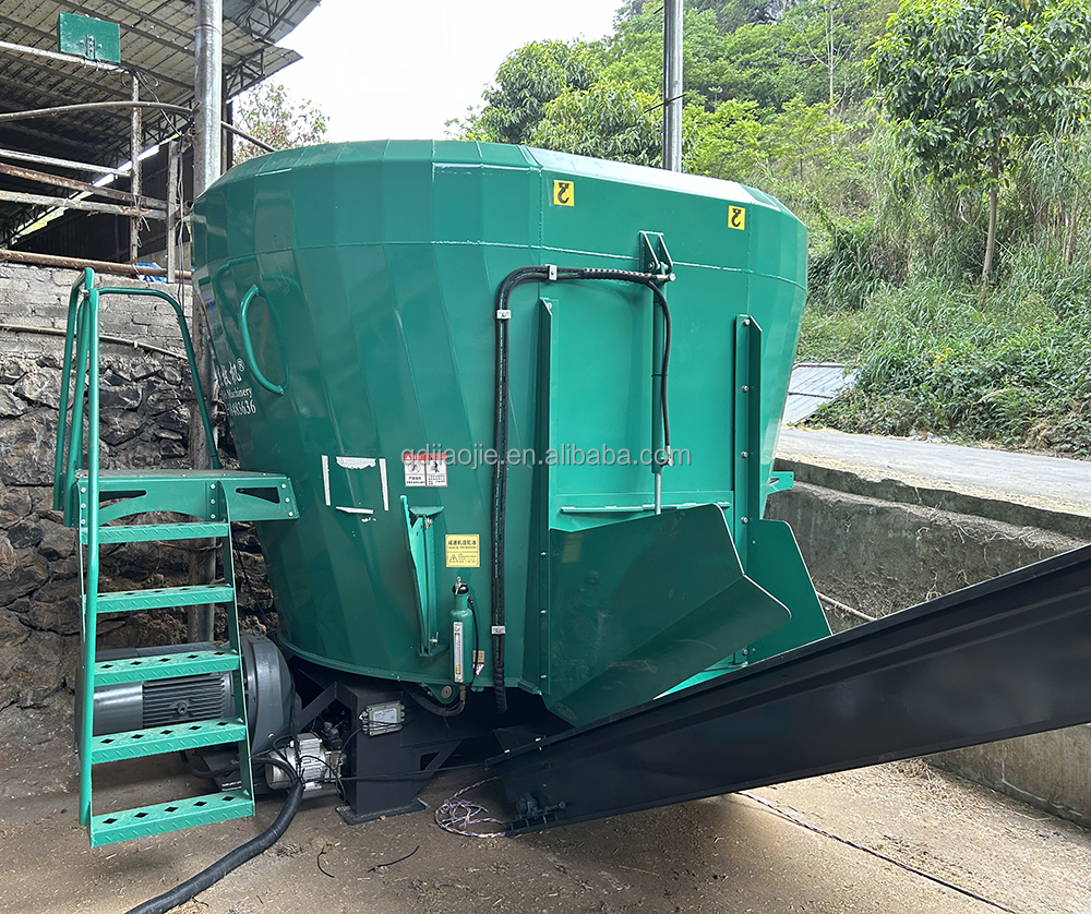Vertical Stationary Tmr Mixer Wagon For Cow And Cattle Feed, High ...