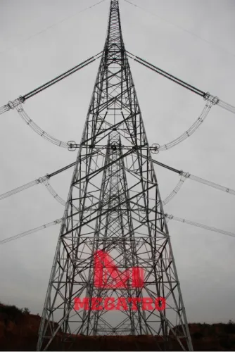 1000kv Power Transmission Line Steel Tower, High Quality 1000kv Power ...
