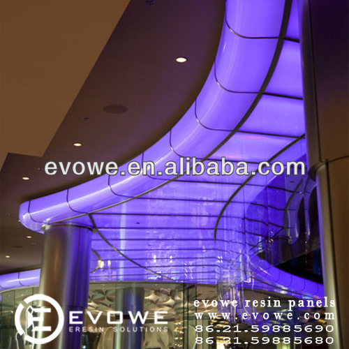 Clear Interior Laminated Resin Office Partitions, High Quality Clear ...