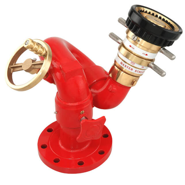 Single Wheel Operated Fire Monitor - Firefighting Equipment For Fixed ...