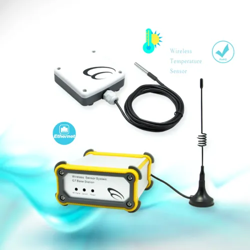 Industrial Wireless Temperature Sensor System Wireless Temperature Sensor Microcontroller, High ...