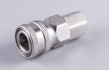 Stainless Female Automatic Quick Coupler Socket 1/4 Thread, High Quality Stainless Female ...