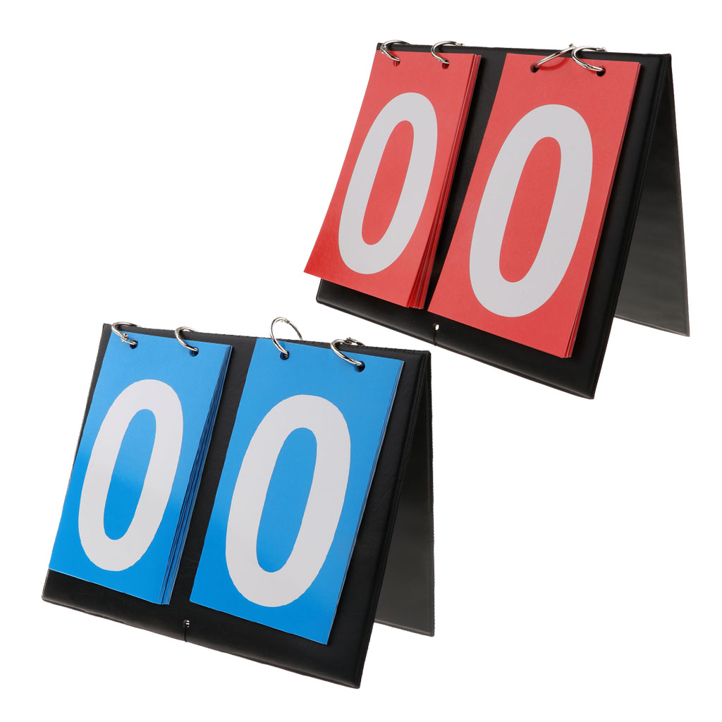 Waterproof Sports 2-digital Scoreboard Table Top Flip Score Count Board ...