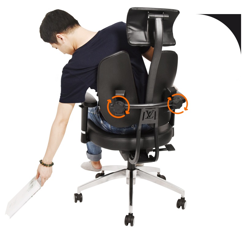 Modern Design Ergonomic Dual Back Office Chair, High Quality Modern ...