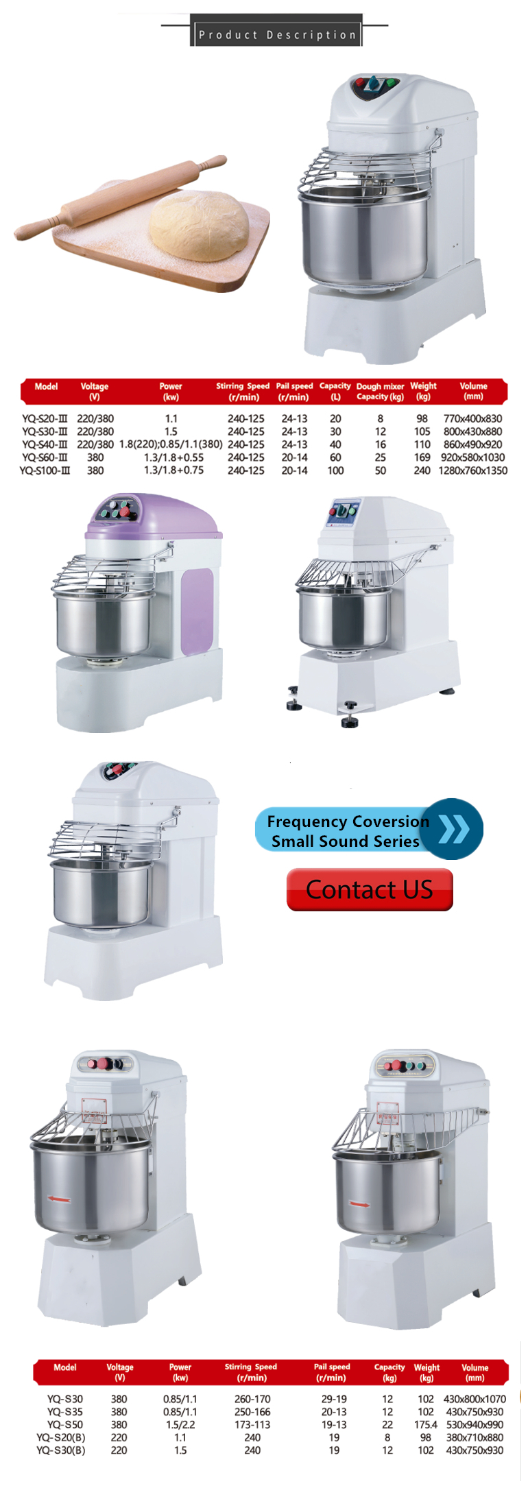 Small Home Spiral Dough Mixer Factory Machine, High Quality Small Home ...