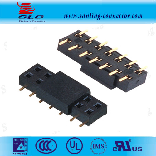 Pcb Socket Connector 2.54mm Single Row Smt Side Entry Female Pin Header, High Quality Pcb Socket ...